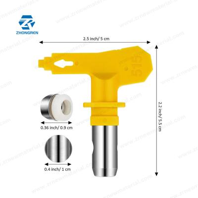 중국 중런 에어리스 페인트 스프레이 노즐 균일한 분무 기타 전원 공급 장치 적용 판매용