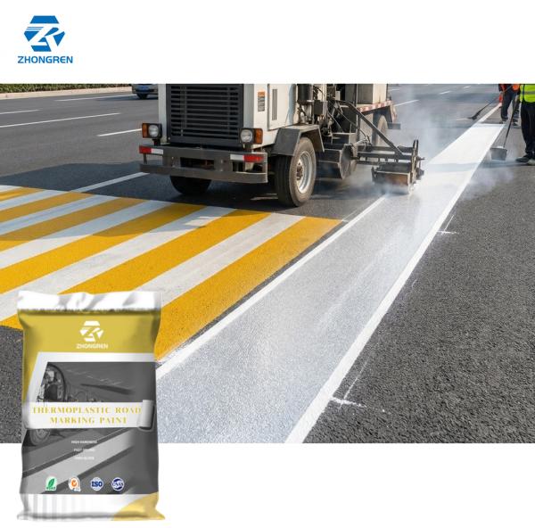 Quality Good stain resistance Durable Cold Spray Road Paint for Highway Safety, Reflective Fast-Drying Paint for Airport Runways and Dock Ports for sale