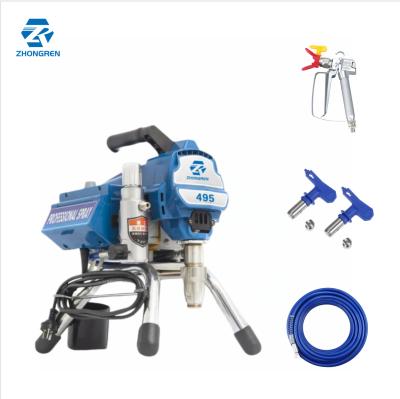 China Zhongren 3200PSI Electric Airless Paint Sprayer with Brushless Motor and 8L/MIN Flow Rate for Industrial and DIY Use for sale