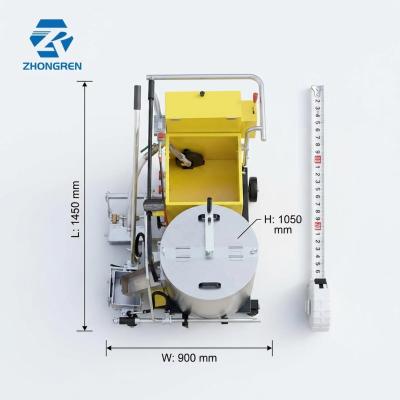 China 160kg Lightweight Automatic Walking Road Marking Machine with 1.2-1.5km/h Efficiency for Road Traffic Line Marking for sale