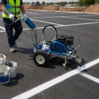 China Diaphragm Pump 23MPa 9L Road Marking Machine For Highways for sale