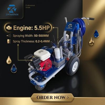 China ZR-12L Hydraulic Plunger Pump Automatic Road Marking Machine 21MPa for sale