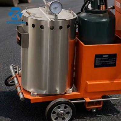 China 100kg LPG Heated Painting Thermoplastic Road Marking Machine / Equipment For Road Construction for sale