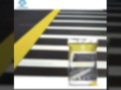 Pintura de estradas de cor amarela termoplástica de alta resistência à compressão para a marcação de estradas nas rodovias