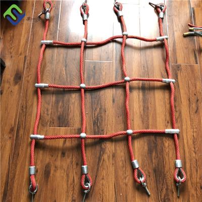 China Customized 6x7 Polyester Combination Rope With Fiber Core for Playground for sale