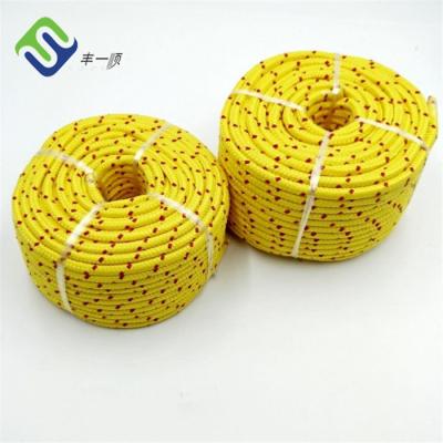 China Yellow Color Polypropylene Boat Marine Rescue Rope 8mmx30m Hot Sale for sale