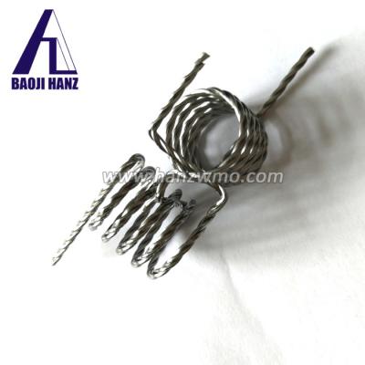 China stranded tungsten twisted wire pure wolfram heating coil for die cast heating element for sale