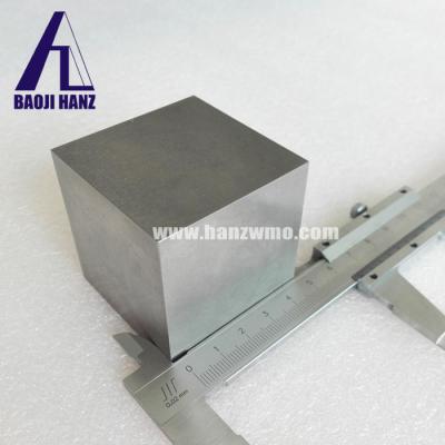 China 3.8cm heavy alloy 95w-ni-fe tungsten cube 1kg wolfram cube with high density for sale