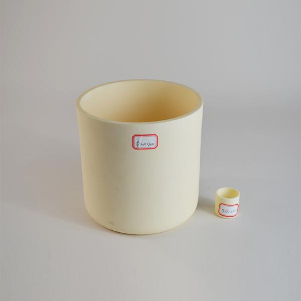 Quality Industrial Ceramic Alumina Melting Crucible High Purity 99.5% Alumina Ceramic Parts for sale