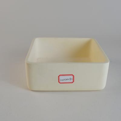 China Industrial Rectangular Corundum Crucible Alumina Boat Tray Sagger Precision Components for sale