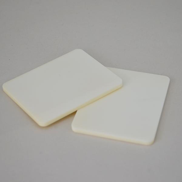 Quality CNC Machined Alumina Liner Plate High Precision Durability Bolt Holes Custom Size for sale