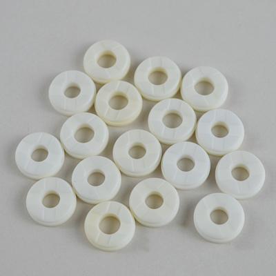 China Round Industrial Alumina Ceramic Ring For Electric Heating Customized Size for sale