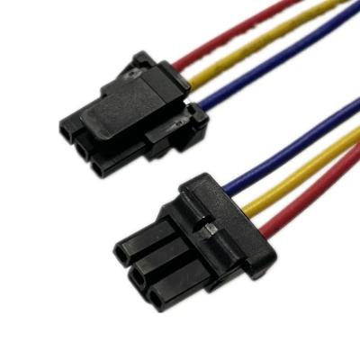 China China Custom Cable Assembly Manufacturer with Molex Micro-Fit TPA Receptacle 171850-0300 Wire Harness for sale
