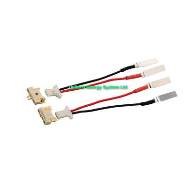 China China Custom Cable Assembly Manufacturer for Molex 51146 2pin 1.25mm Pitch Connector to Crimp Nickel Tab Cable Assembly PC Board Wire Harness for sale