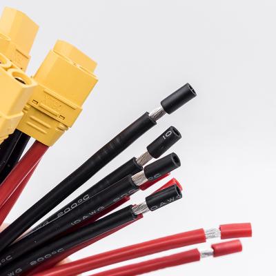 China 14AWG XT60 Connector Lithium Battery Connector Terminal Silicone Wire Harness XT60 Power Charging Cables Assemblies for sale