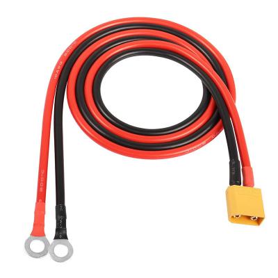 Cina XT60 Wiring Harness for Battery Charger With O Ring Terminal Automotive Battery Cables 8AWG 10AWG TUV Approval Cable in vendita