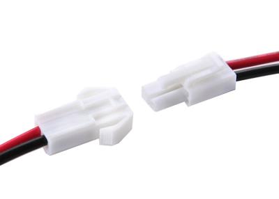China Custom JST EL 4.5mm pitch 2pin Male to Female 2pin Wire Harness Assembly for sale