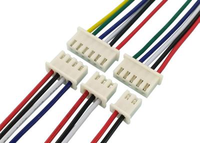 China JST XH 2.54mm 2P 3P 4P 5P 6P Male Connector with UL1007 24AWG Extension Cable Assembly for sale