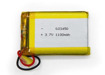 China 603450 3.7Volt 1100mah Lipo Battery 1S1P Rechargeable Li-polymer Batteries for sale