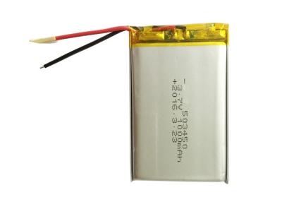 China 503450 Rechargeable Li Polymer Battery , 1S Li Po 3.7 V Battery 1000mAh for sale