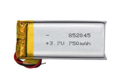 China High Safety Small Lithium Polymer Battery Pack 3.7V 750mAh 852045 For Speaker for sale