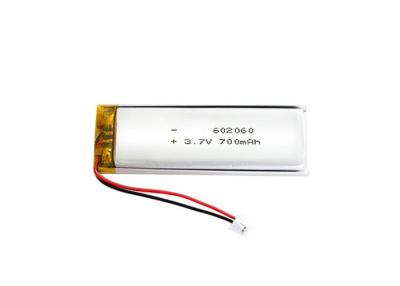 China Wholesale Rechargeable lipo 3.7 Volt  602060 700mAh li-ion polymer battery for sale