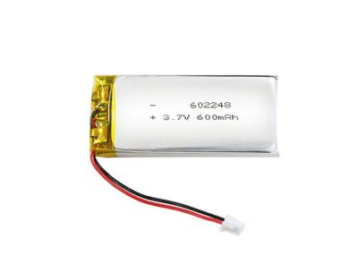 China Factory Supply 3.7Volt  Lipo 600mAh 602248 Rechargeble Lithium Polymer Battery for Sale for sale