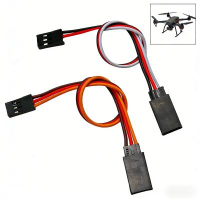 China Custom Drone Power Cable Harness of Servo Extension Lead for Drones & RC Models – JR / Futaba Compatible – 22AWG Silicone Wire, Custom Drone Wire Harnesss Supplier Manufacturers for sale