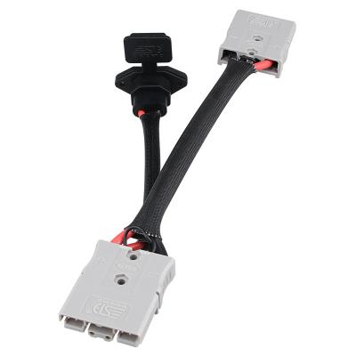 China Custom Electric Vehicle Battery Harness | Anderson-Style 1-to-2 Power Splitter Cable Harness for Multiple Devices | China OEM Manufacturer for sale