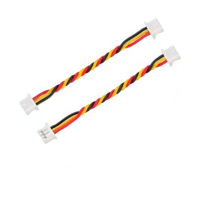 China Precision Terminal Wire Assembly | Custom MX1.25mm 3-Pin Twisted Pair Wiring Harness for Drone Flight Controllers | RoHS Compliant Made in China for sale