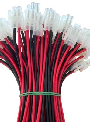 China Molex Connector Wire Assembly | Custom Legth UL1007 2Pin Red and Black Male Terminal Wire Harness for Electric Toys | China Wiring Harness Factory for sale