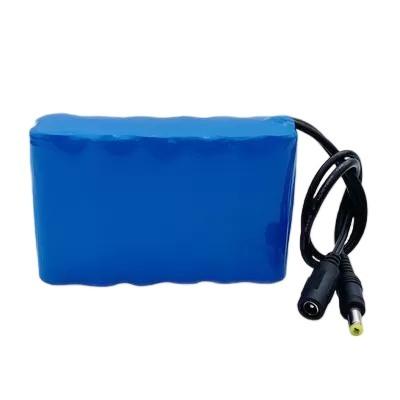China High Capacity 18650 Battery Pack | Custom Cobalt 10Ah 11.1V Rechargeable Lithium Battery Packs for Outdoor Camping Lamp | ROHS Compliant Made in China for sale