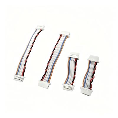 China Custom Wiring Harness | SH1.0 8Pin Twisted Red/Black 30AWG Ultra-Soft Silicone Wire Harness for Flight Controller ESC Connector | UL Certified Factory for sale