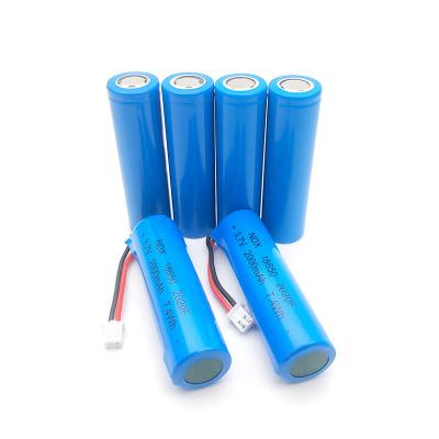 China 7.4Wh 2000mAh 3.7 V 18650 Rechargeable Li-ion Battery Pack with Connector, Compatible with RC Vehicles, Electronic Toys, LED Lighting Systems for sale