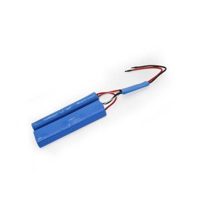 China Custom 2-Cell 18650 Lithium-ion Battery Pack | 55.5Wh 5000mAh 3.7V 18650 Li Ion Battery Pack for RC Toys | China Manufacturing Factory for sale