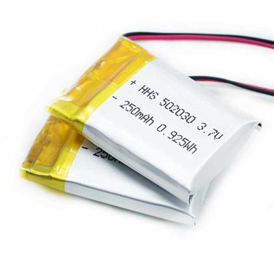 Chine Décharge d'Ion Battery Pack 1C de lithium de PL502030 3.7V 250mAh à vendre