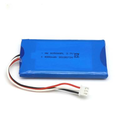 China UN38.3 Certified | Rechargeable Lithium Polymer Battery | Custom 4000mAh 3.7V Lithium Ion Polymer Battery Pack for Bluetooth Speaker | Made in China Factory for sale