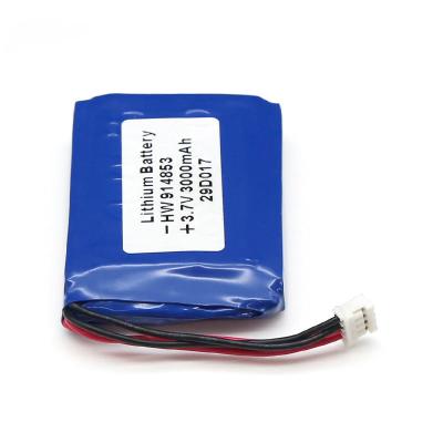 China Lithium Polymer Battery | 3000mAh 3.7V Lithium Ion Polymer Battery Pack for Bluetooth Speaker | CC/CV | ROHS Compliant Made in China for sale