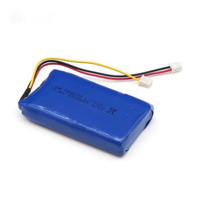 China Rechargeable Lithium Polymer Battery | 3000mAh 7.4V Lithium Ion Polymer Battery Pack for Portable Projectors | IEC62133 China Manufacturer for sale