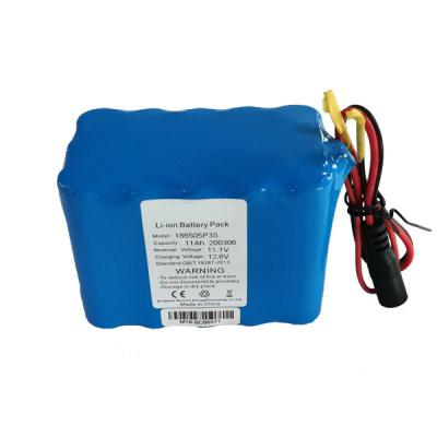 China UN38.3 Certified | 18650 Lithium Battery Pack | Custom 11000 MAH 12 Volt Deep Cell Lithium Battery Pack for Camping Equipment | China Manufacturer for sale