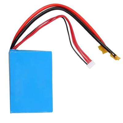 China 18650 Battery Pack | Rechargeable 2.5Ah 12.8 Volt Lithium Ion Battery Pack with Dual Output Ports for Smart Home Devices | IEC62133 China Manufacturer for sale