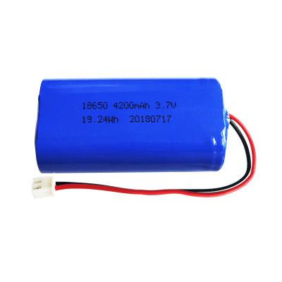 China Rechargeable 18650 Battery Pack | 5200mAh 3.7 V 18650 Custom Li-ion Battery Pack for Handheld Fans | Customizable Made in China for sale