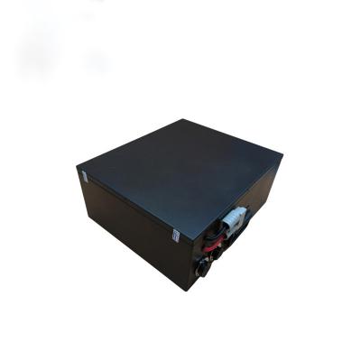 China Black Rechargeable LiFePO4 Battery Pack 24V 50Ah For Robot for sale