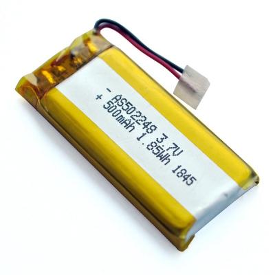 Chine Batterie de polymère de lithium de KPL502248 500mAh 3,7 V dans le taux 1C à vendre