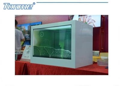 China 32 Inch Transparent LCD Display Touch Screen Digital Signage Box for Museum / Exhibition for sale