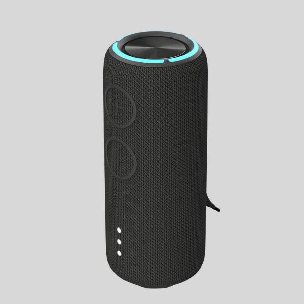 7.6 x 8 x 18 cm haut-parleur en tissu sans fil 10 - 30m haut-parleur Ozzie Bluetooth
