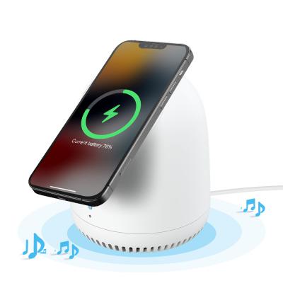 China Ozzie Smart Speaker With Wireless Charger Magnetic Bluetooth 800mAh for sale