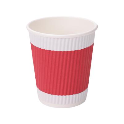 China Double Layer Insulated Leak Proof Food Grade Paper Cup for Hot Beverages for sale