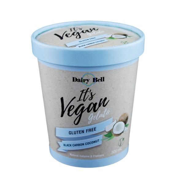 Quality Double Layer PE Coated Thickened Disposable Ice Cream Cup With Leak Proof Lids for sale
