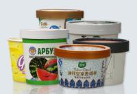 China Custom Double Layer PE Coated Biodegradable Disposable Ice Cups With Logo for sale